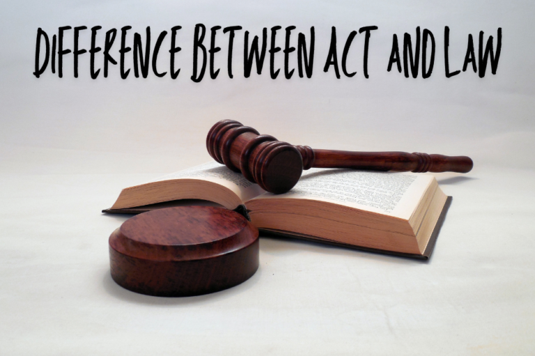 Understanding the Difference Between Acts and Laws